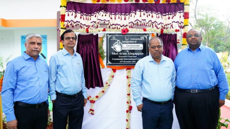Coromandel International Unveils Advanced Soil and Leaf Testing ...